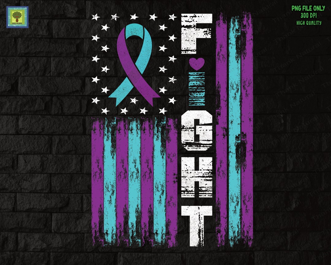 Suicide Prevention Awareness Patriotic American Flag Distress PNG ...