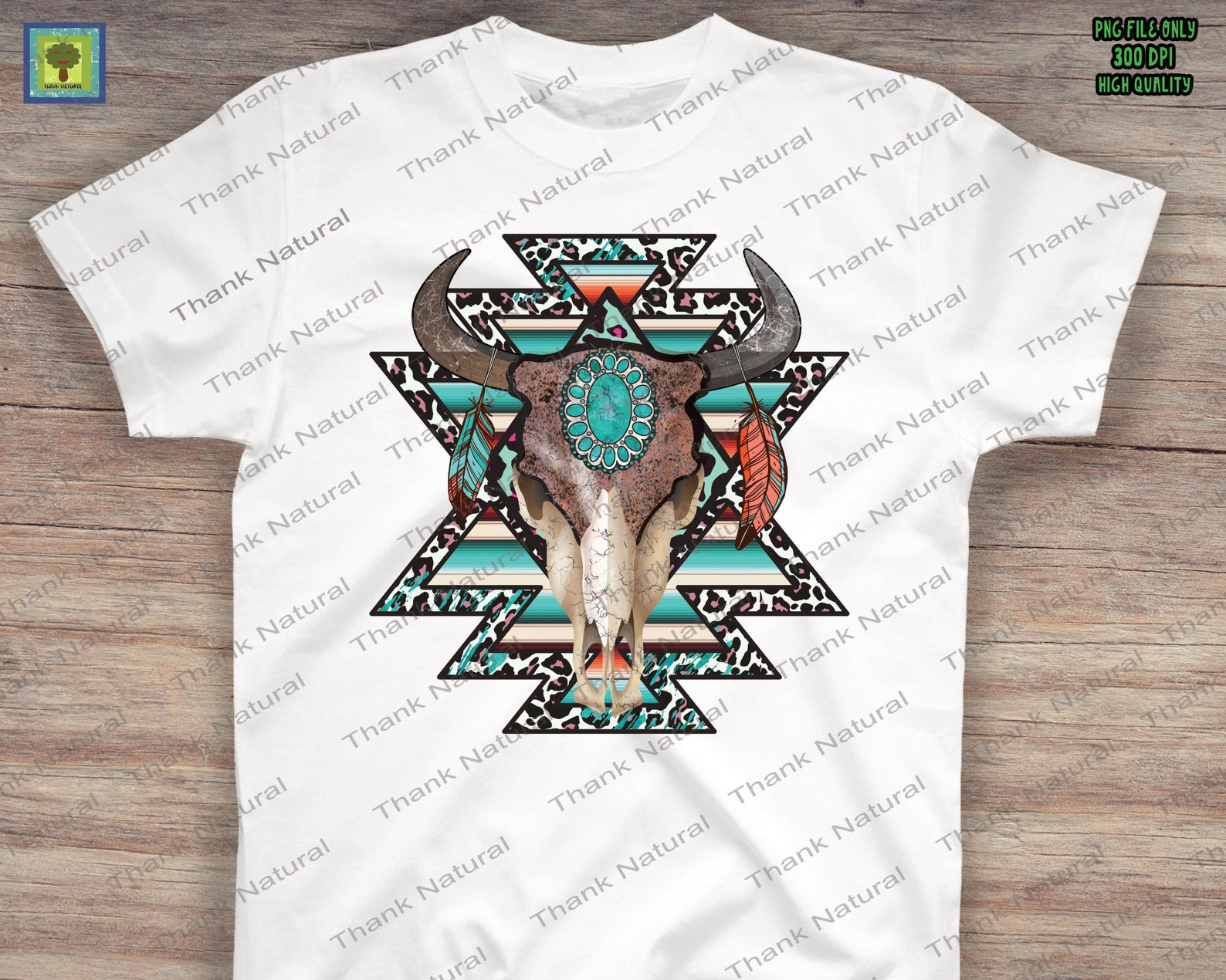 American Native 2 Files Aztec Cow Skulls Design Sublimation | Etsy