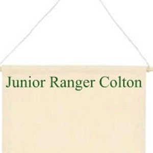 Customized Junior Ranger Pin Display Banner - Etsy