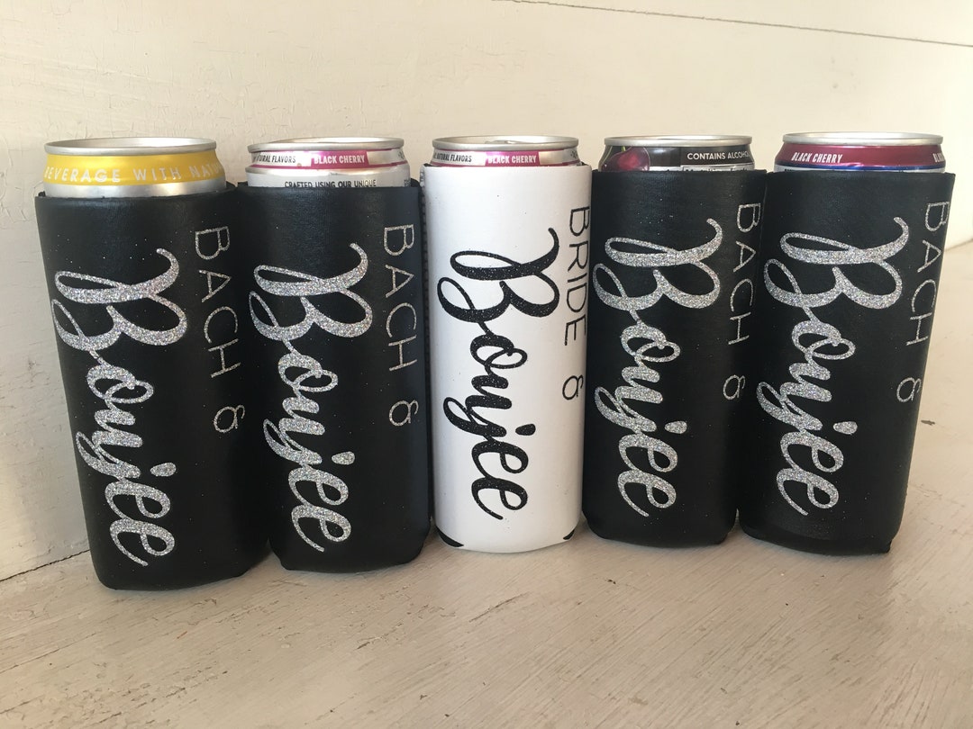 Bach & Boujee/bride Boujee Slim Seltzer Can Hugger - Etsy