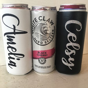 Bach & Boujee/bride Boujee Slim Seltzer Can Hugger | Etsy