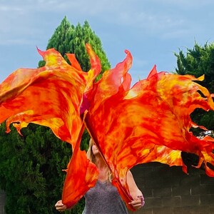 Consuming Fire Worship Flags (double Layer) - Etsy