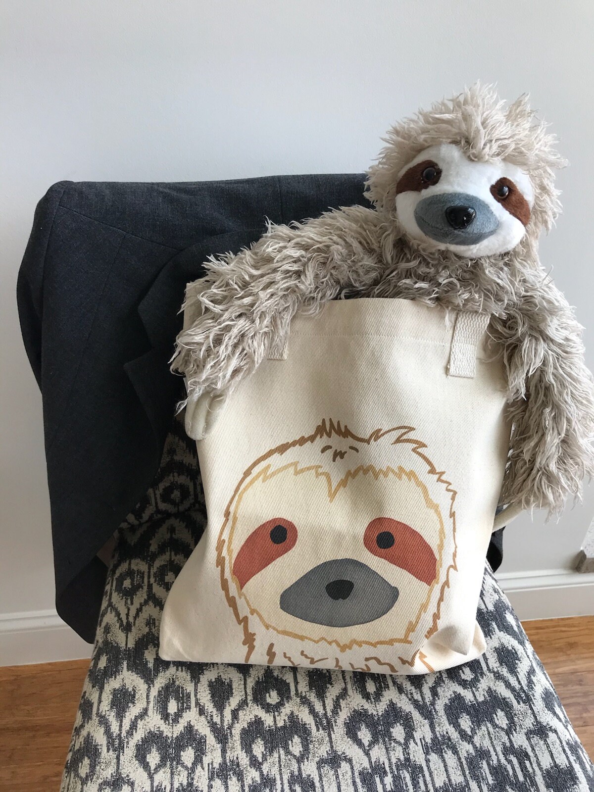 Sloth Lover's Tote Bag Adorable Hygge Gift for Animal - Etsy