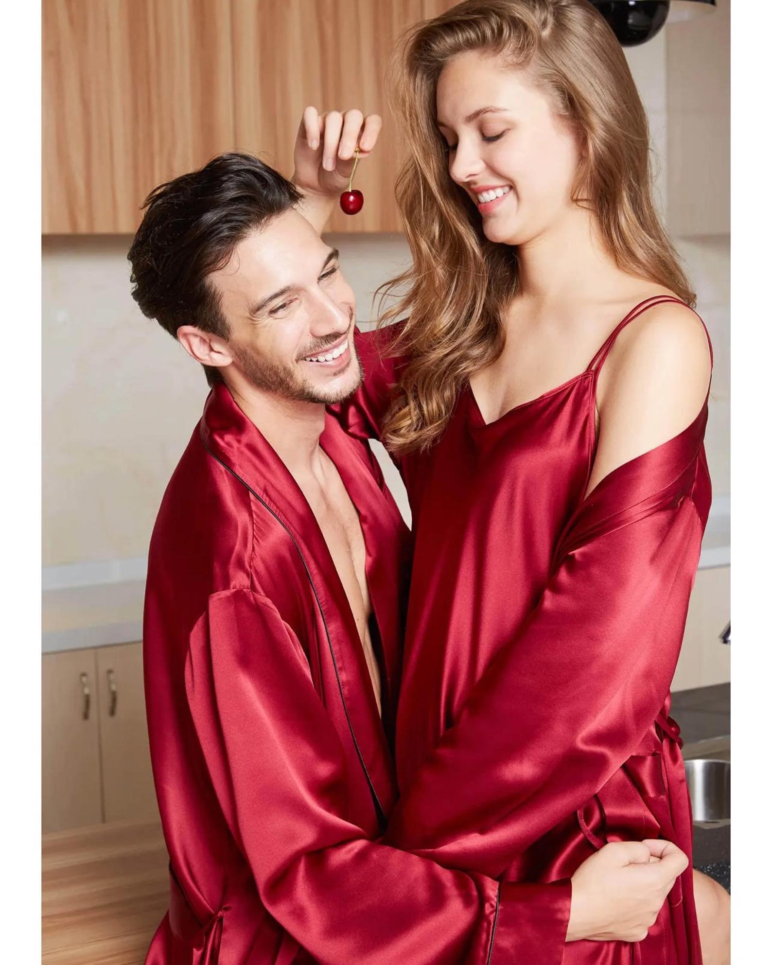 19MM Silk Couples Robes Matching - Etsy