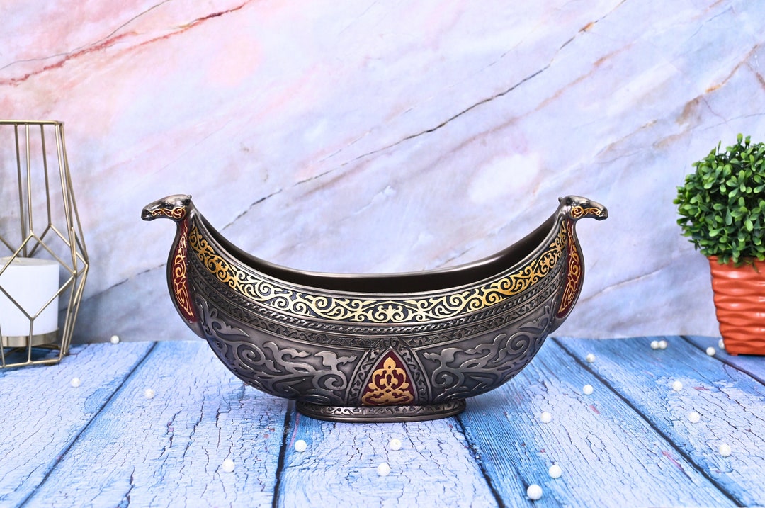 Sri Krishna Culture Beautiful Cold Cast Bonded Bronze Camel Boat for ...