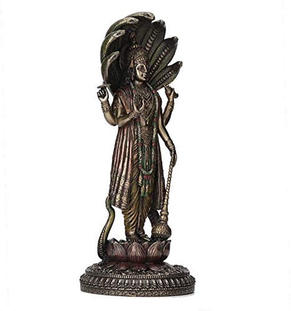 Figurines God of Protector Hindu God Goddess Good fortune | Vishnu ...