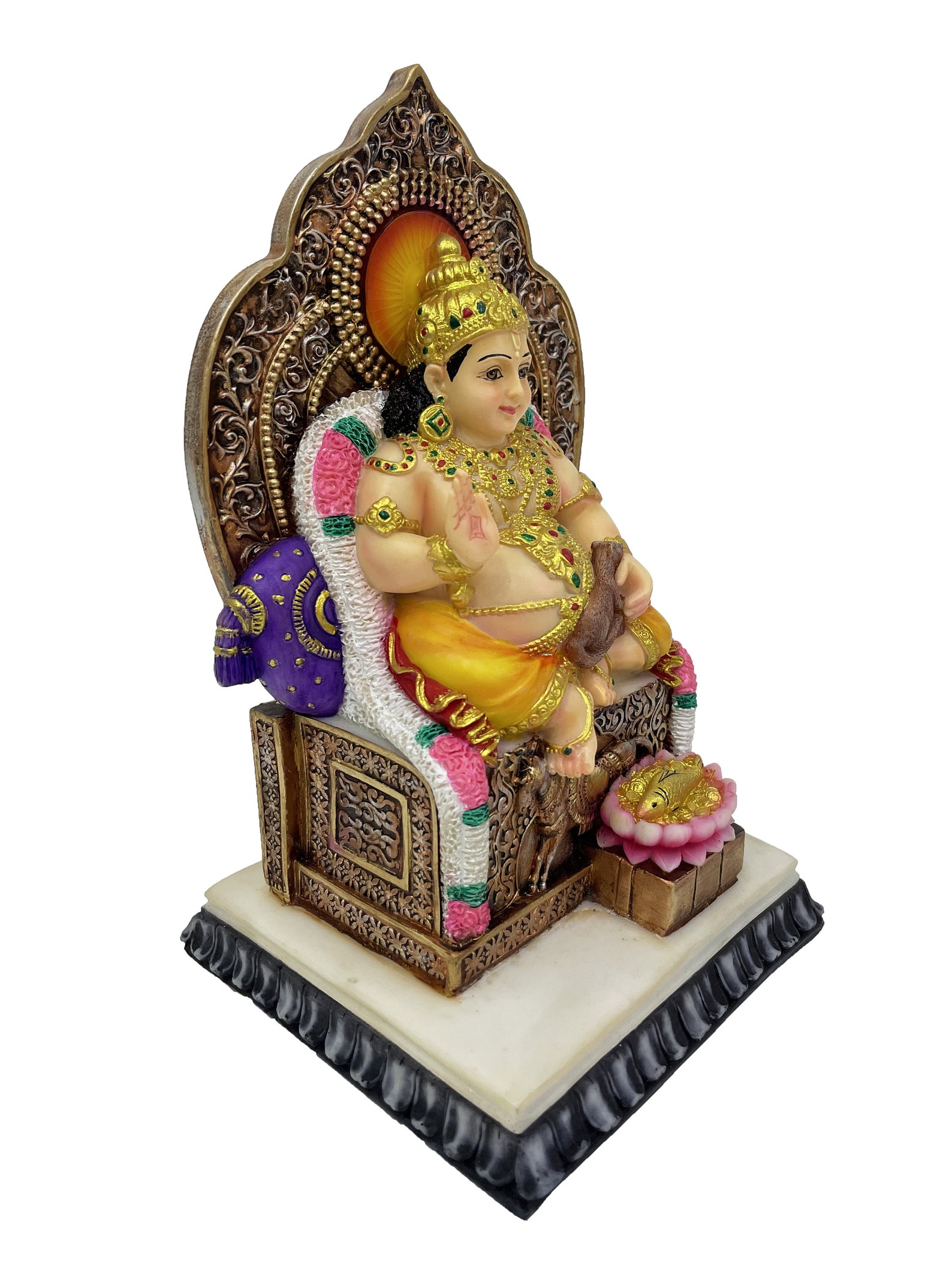 Lord Kubera 7.5inches Kuber Statue God of Wealth Kubera | Etsy