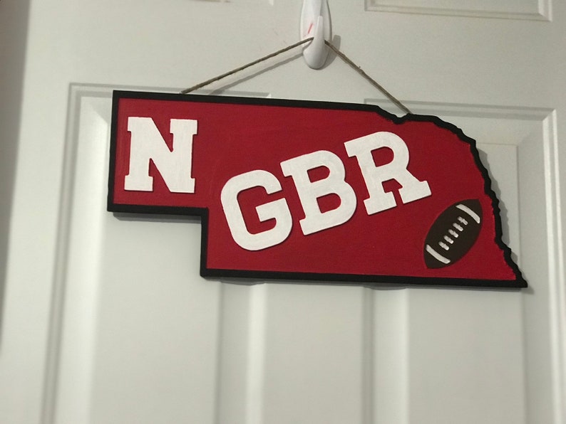 Nebraska Football State Signs Officially Licensed - Etsy