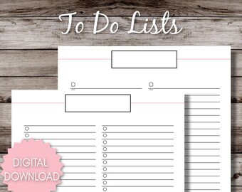 Three Column to Do List Printable - Etsy