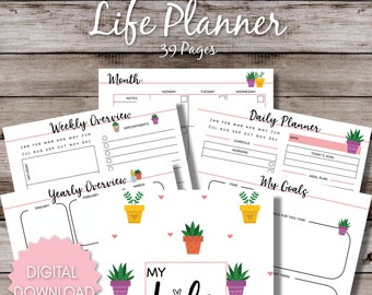 Life Planner Printable | Etsy