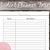 Three Column to Do List Printable - Instant Download - Etsy
