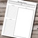 Meeting Notes Printable - Etsy