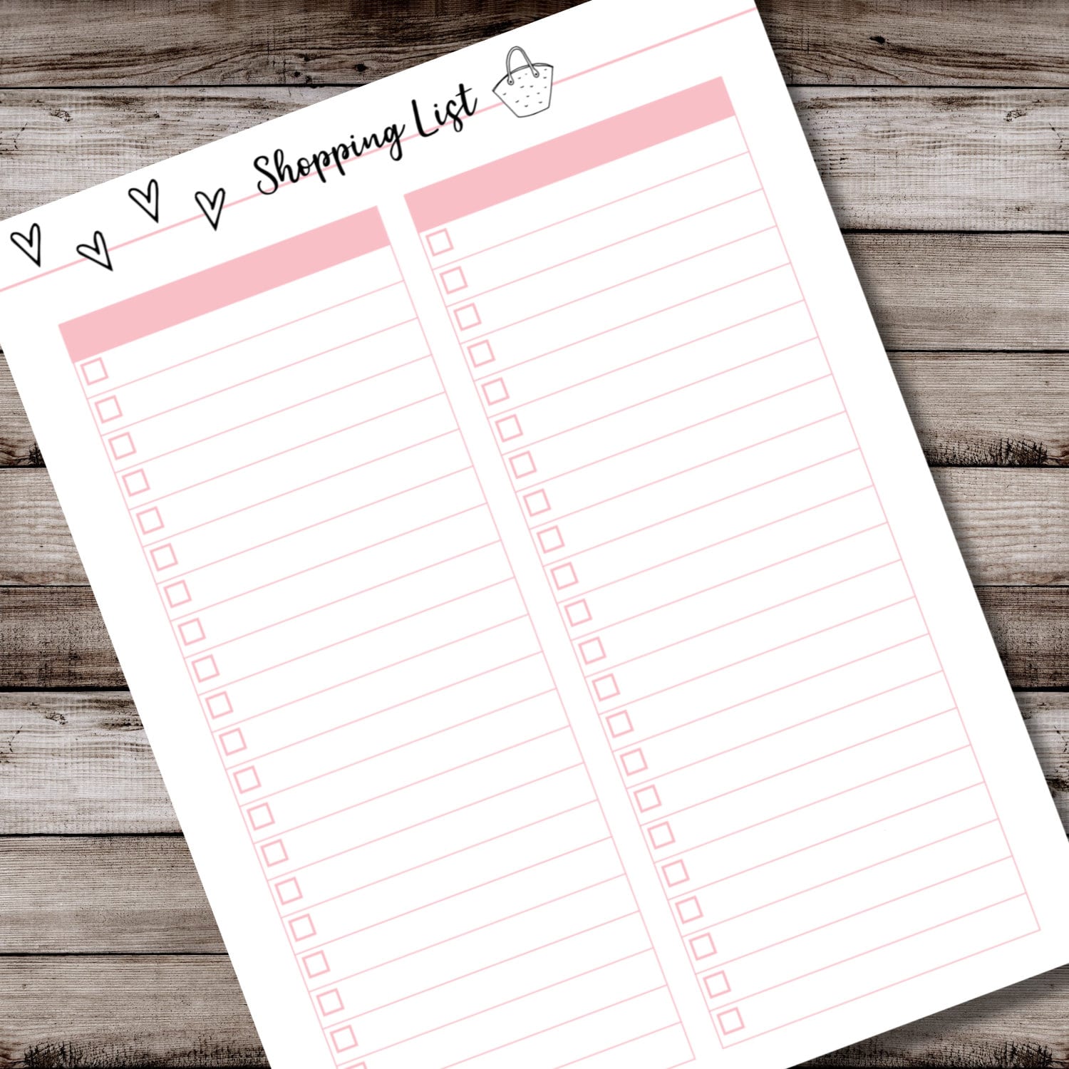 Shopping List Printable - Etsy