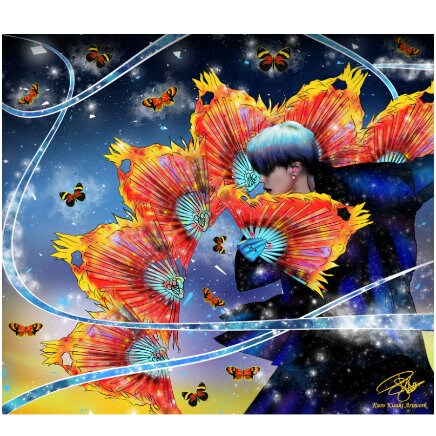 Art & Collectibles Print Pretty Boii Namjoonie BTS Fanart Prints etna ...