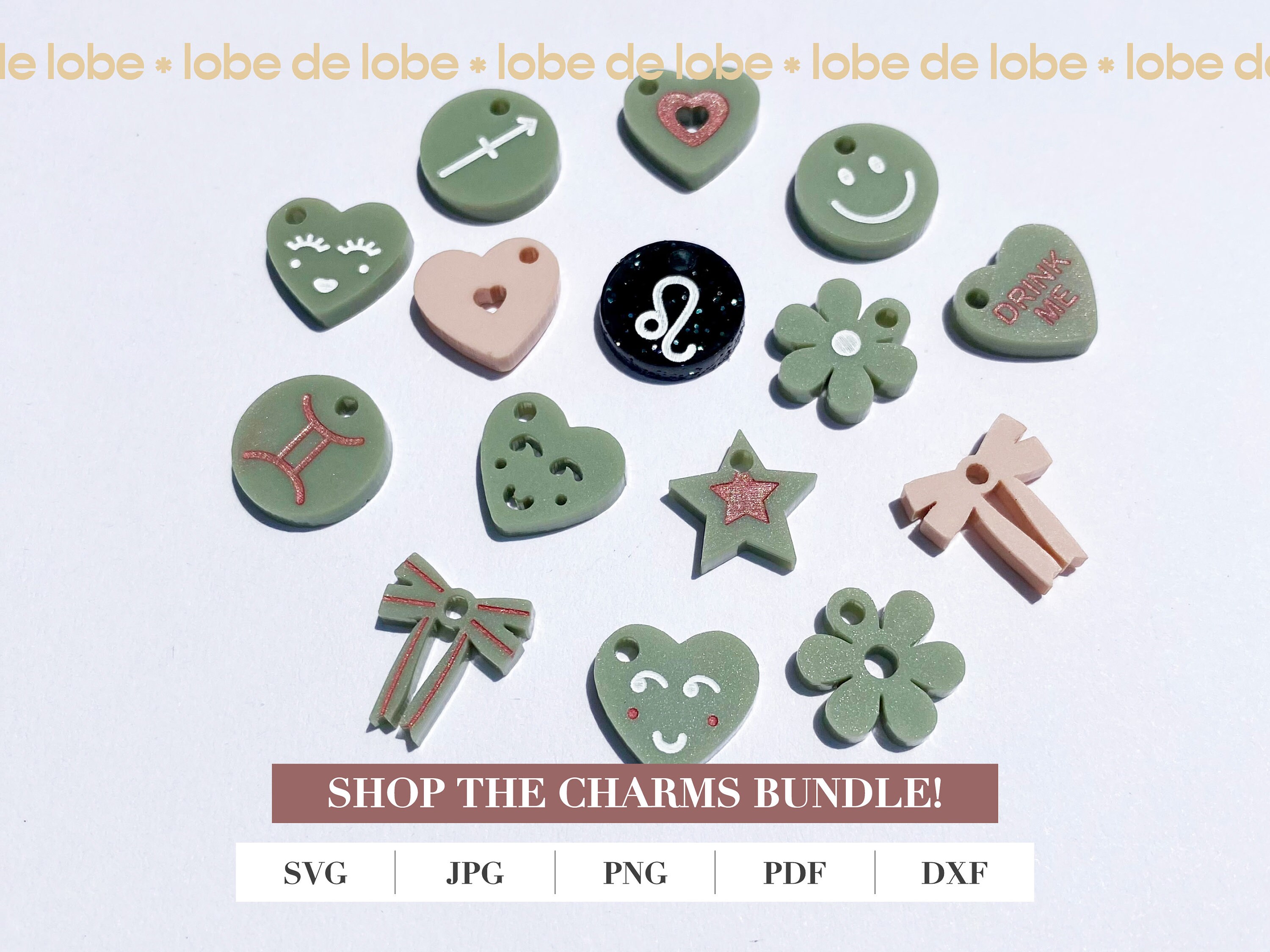 Cute Stanley Charms Svg, Stanley Cup Accessories Gift, Laser Engraved ...