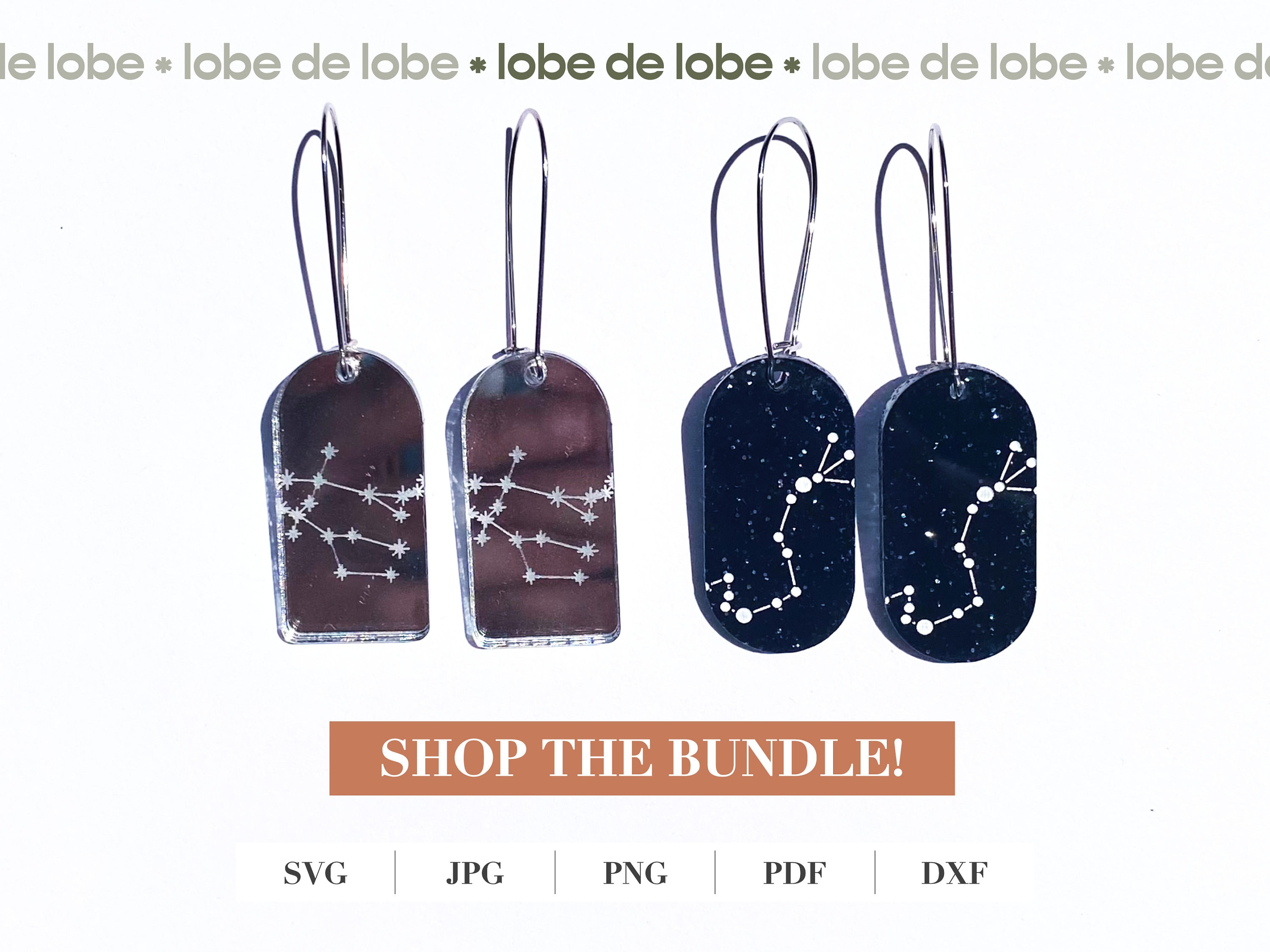 Zodiac Cutfile Zodiac Starsign SVG Star Sign Earrings SVG Files ...