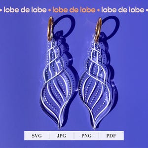 Sea Shell Earring Svg, Beach Svg, Seashell, Earring Svg, Glowforge ...