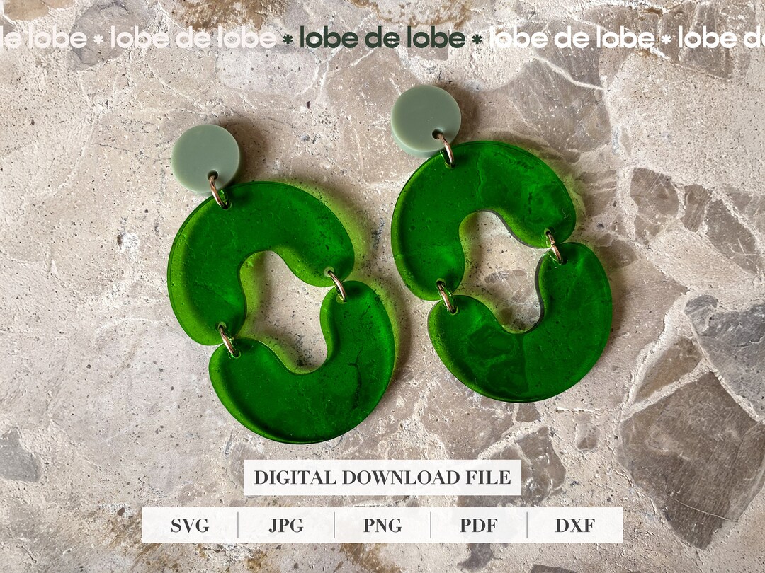 Circle Earring Svg, Earring Svg Acrylic, Boho Earring Svg, Patternply ...