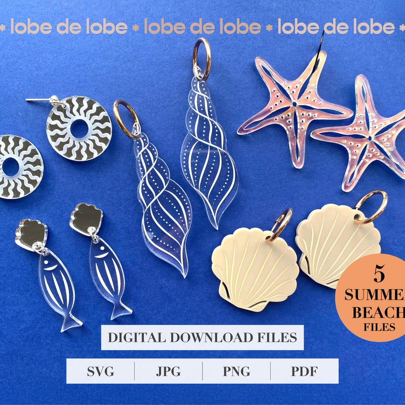 Seashell Earrings - Etsy