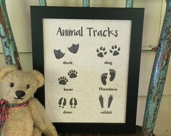Animal tracks | Etsy