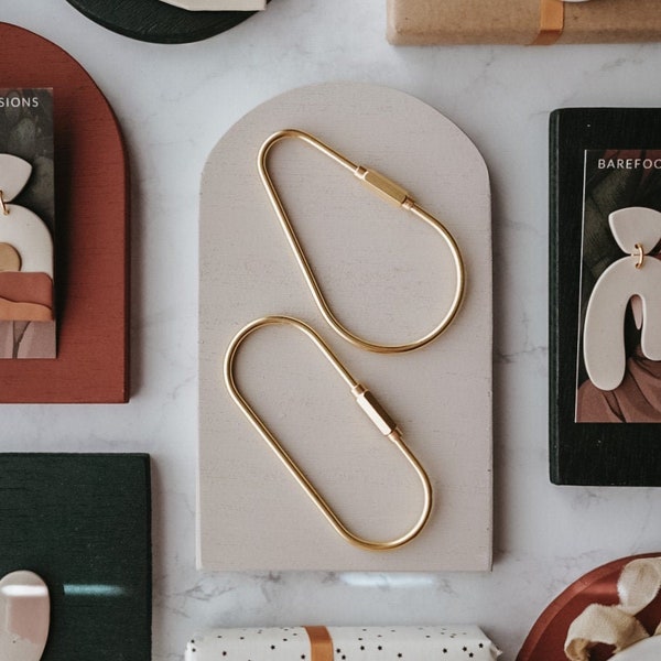 Brass Keychain - Etsy