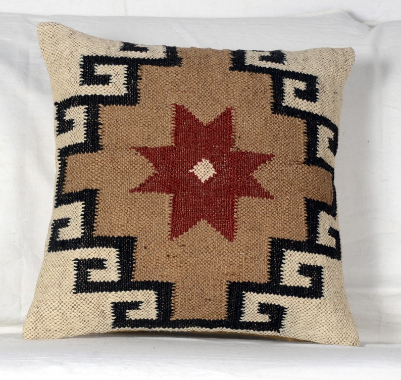 4 Set of Vintage Jute Cushion Cover Throw Indian Jute Cushions | Etsy