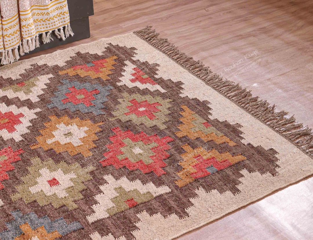 Custom Victorian Hipster Rug: Unique Combination of Wool, Jute, and ...