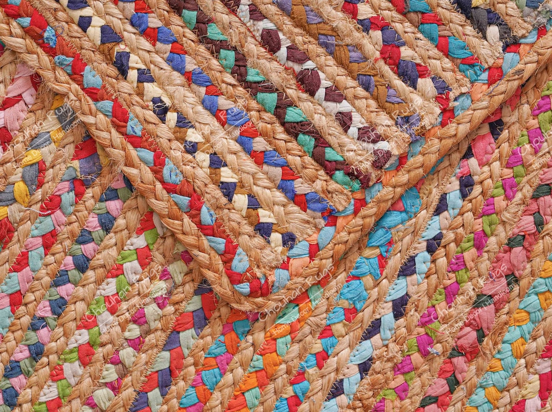 Handmade Bohemian Jute Cotton Area Rug and Runner: Eco-friendly Home ...