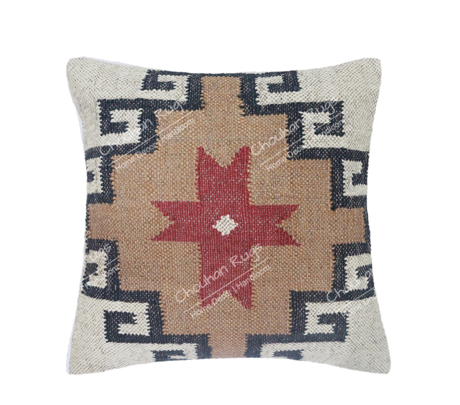4 Set of Vintage Jute Cushion Cover Throw Indian Jute Cushions - Etsy