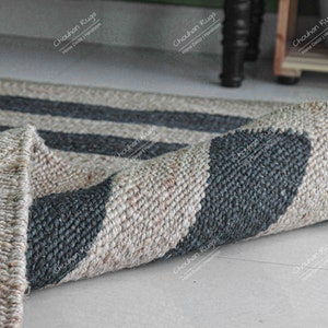 Indian Handmade Hemp Rug, Beautiful Home and Living Decor Hemp Rug ...
