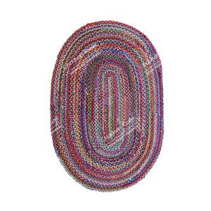 Artisan Elegance: Hand-braided Oval Cotton Rugs, Cozy Craftsmanship ...