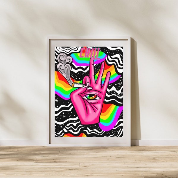 Trippy Poster - Etsy