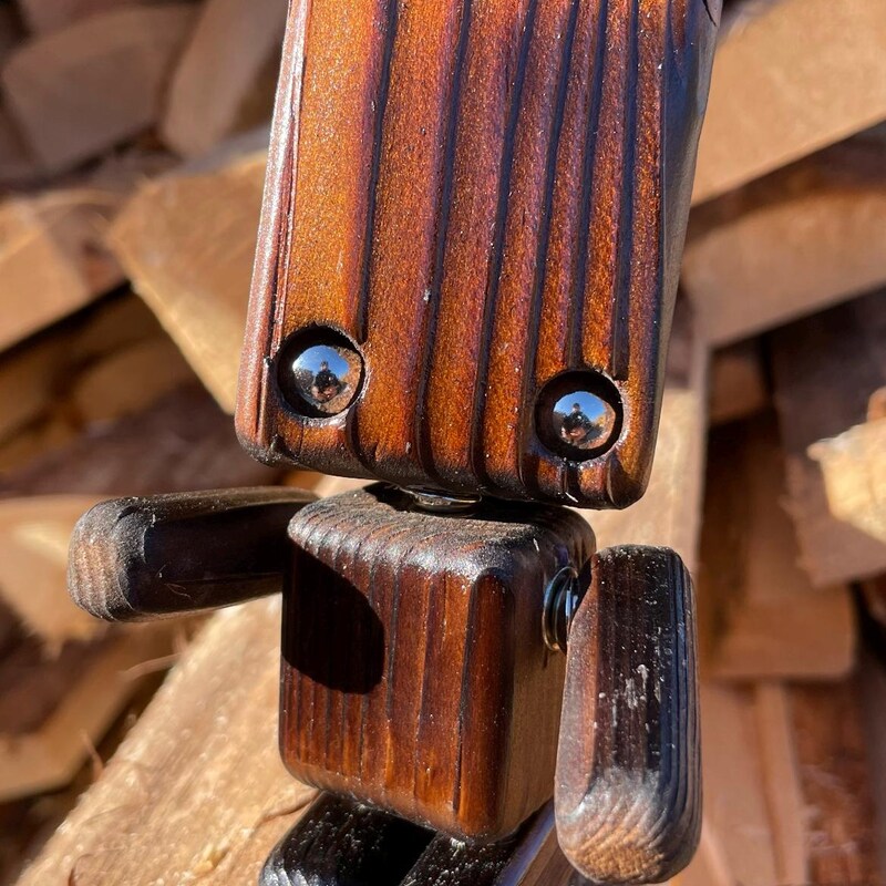 Wood Robot - Etsy