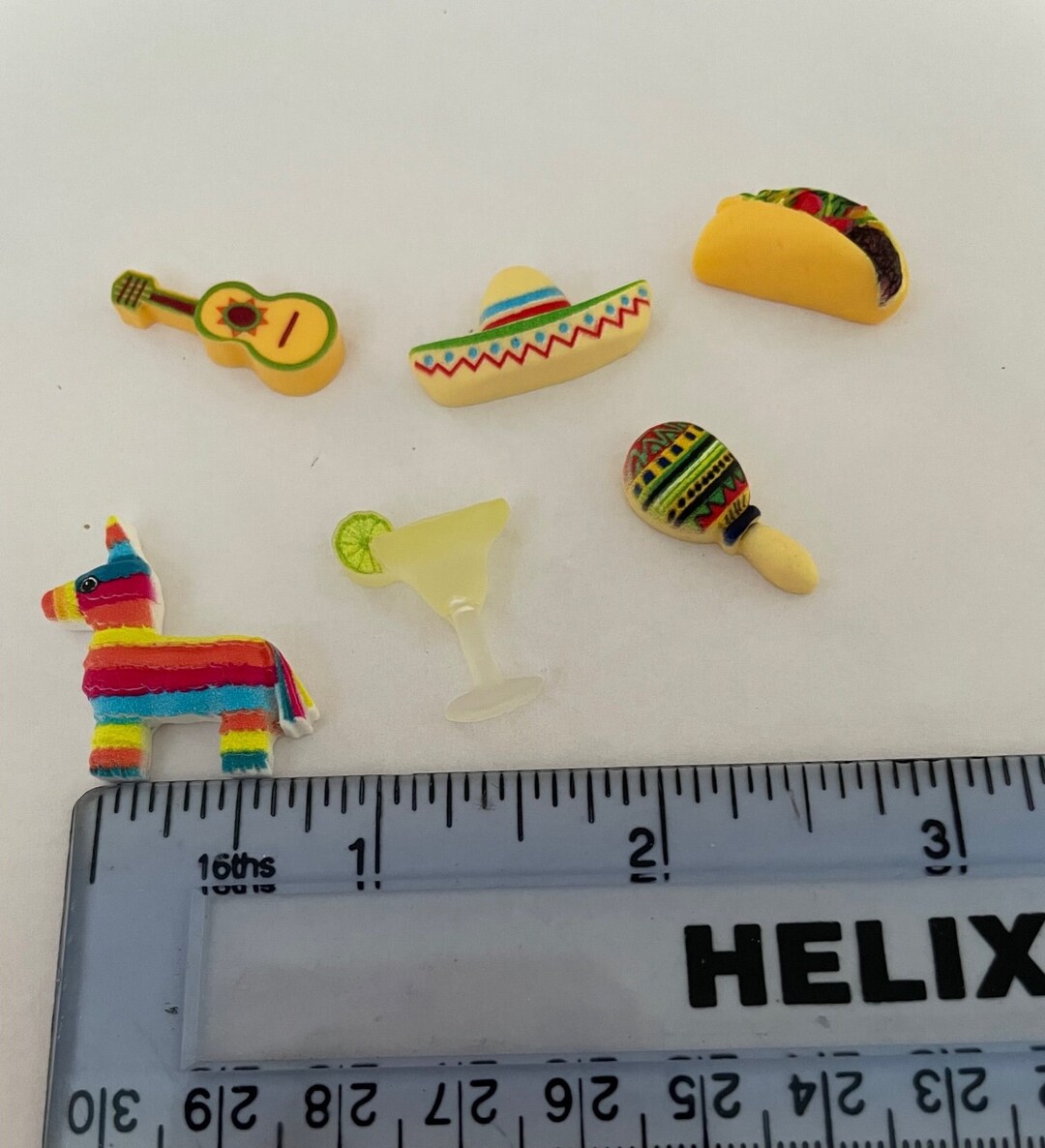Mexican THEME Miniature Embellishments Doll House Cinco De Mayo Hair ...