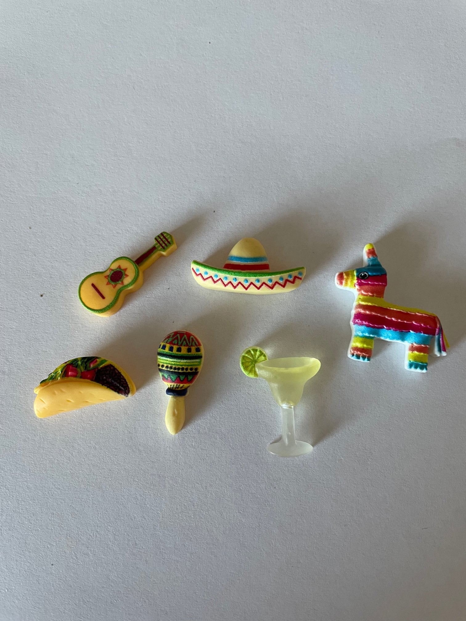 Mexican THEME Miniature Embellishments Doll House Cinco De Mayo Hair ...