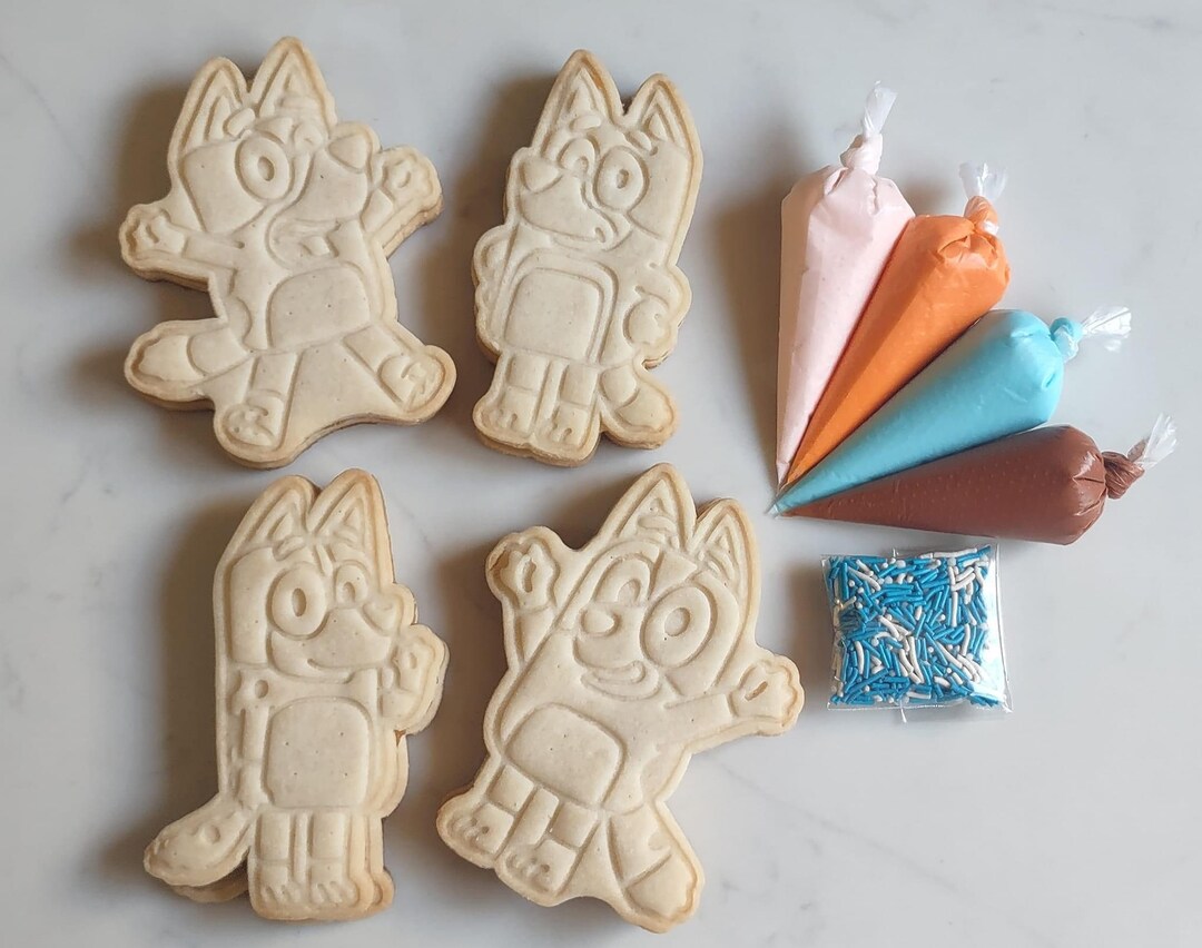 Decorate Your Cookies Kit, Bluey, Hello Kitty, Demon Slayer, Mario Bros ...