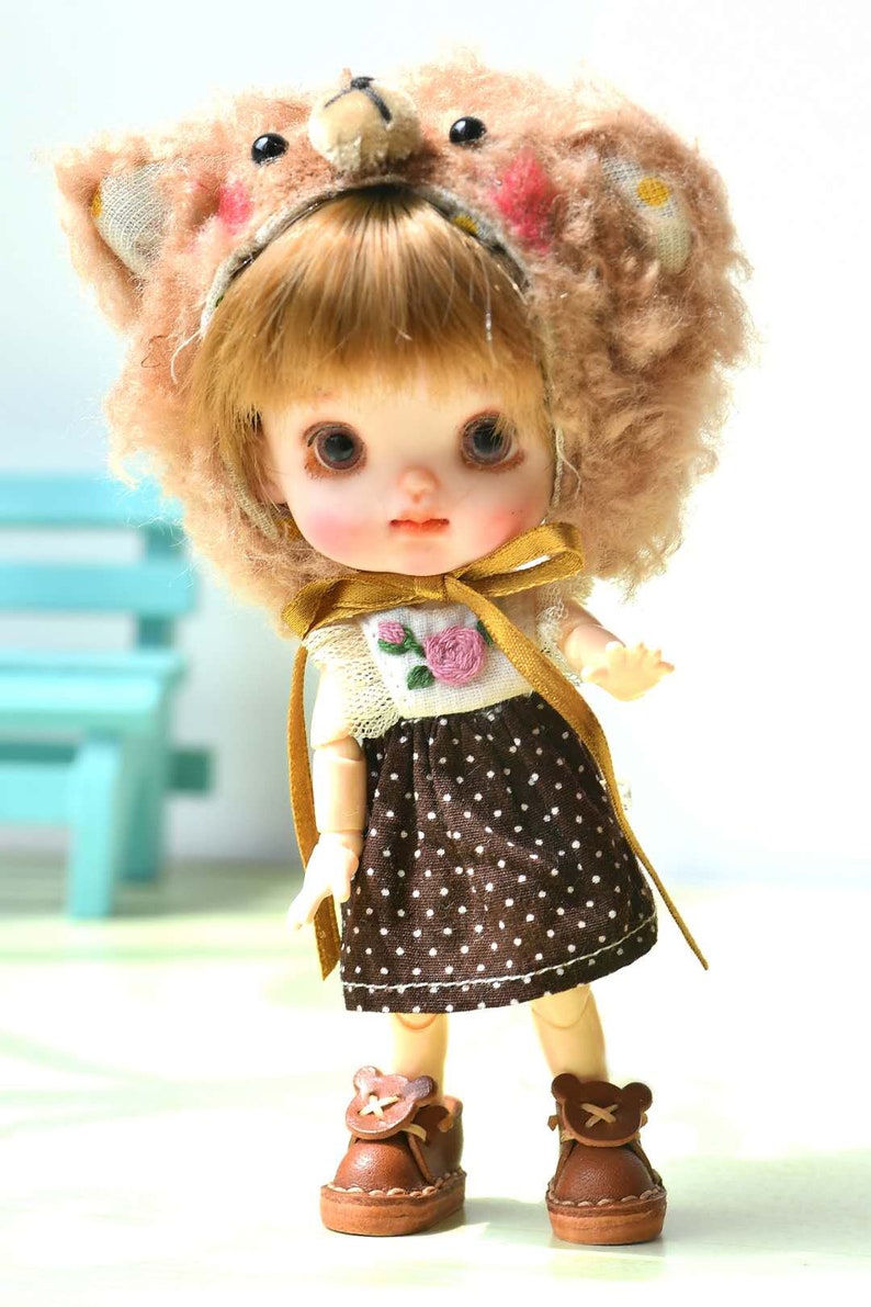 OB11 & Middie Blythe Shoes With Little Bear Design - Etsy