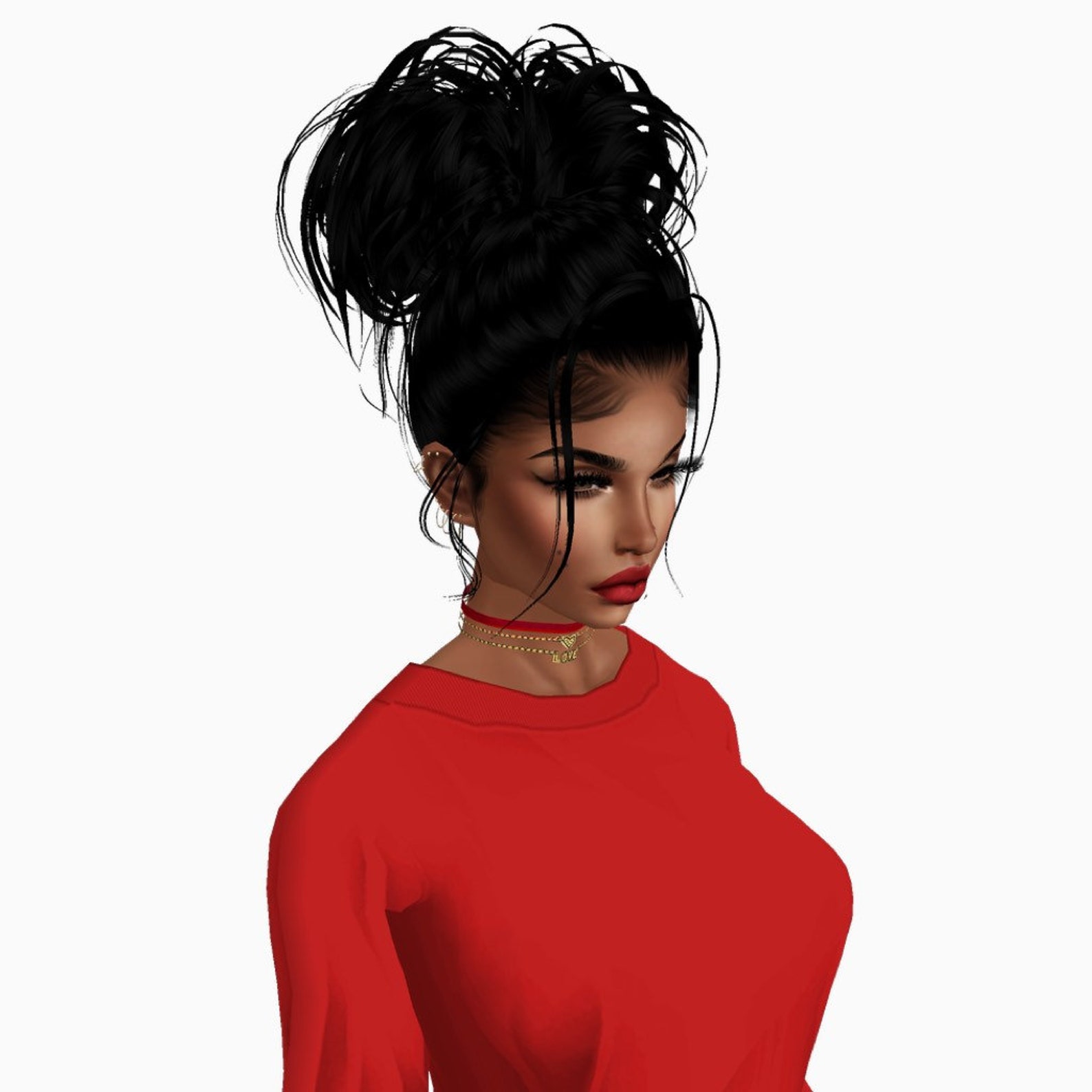 Baby Hair 2 | Mesh Included | IMVU | Instant Download - Etsy