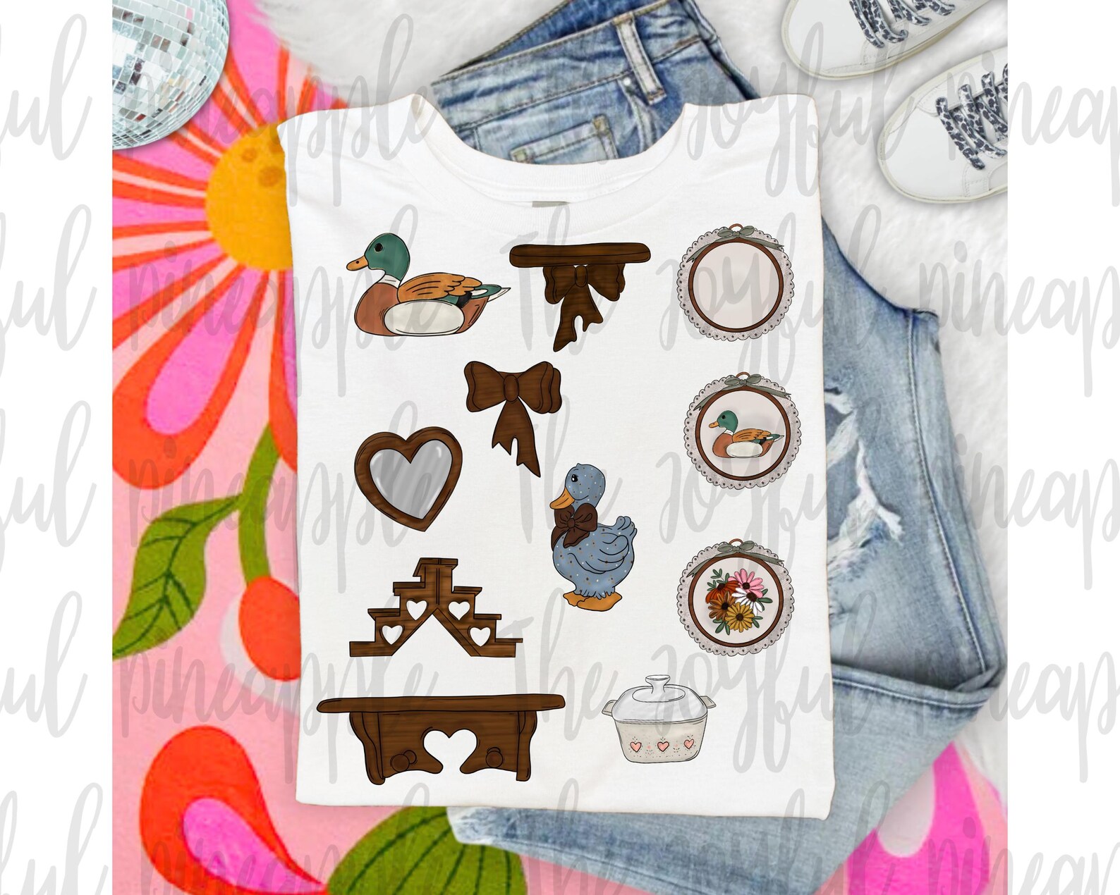 Grandma Core Goose Clip Art Set |vintage and Primitive Country Clipart ...