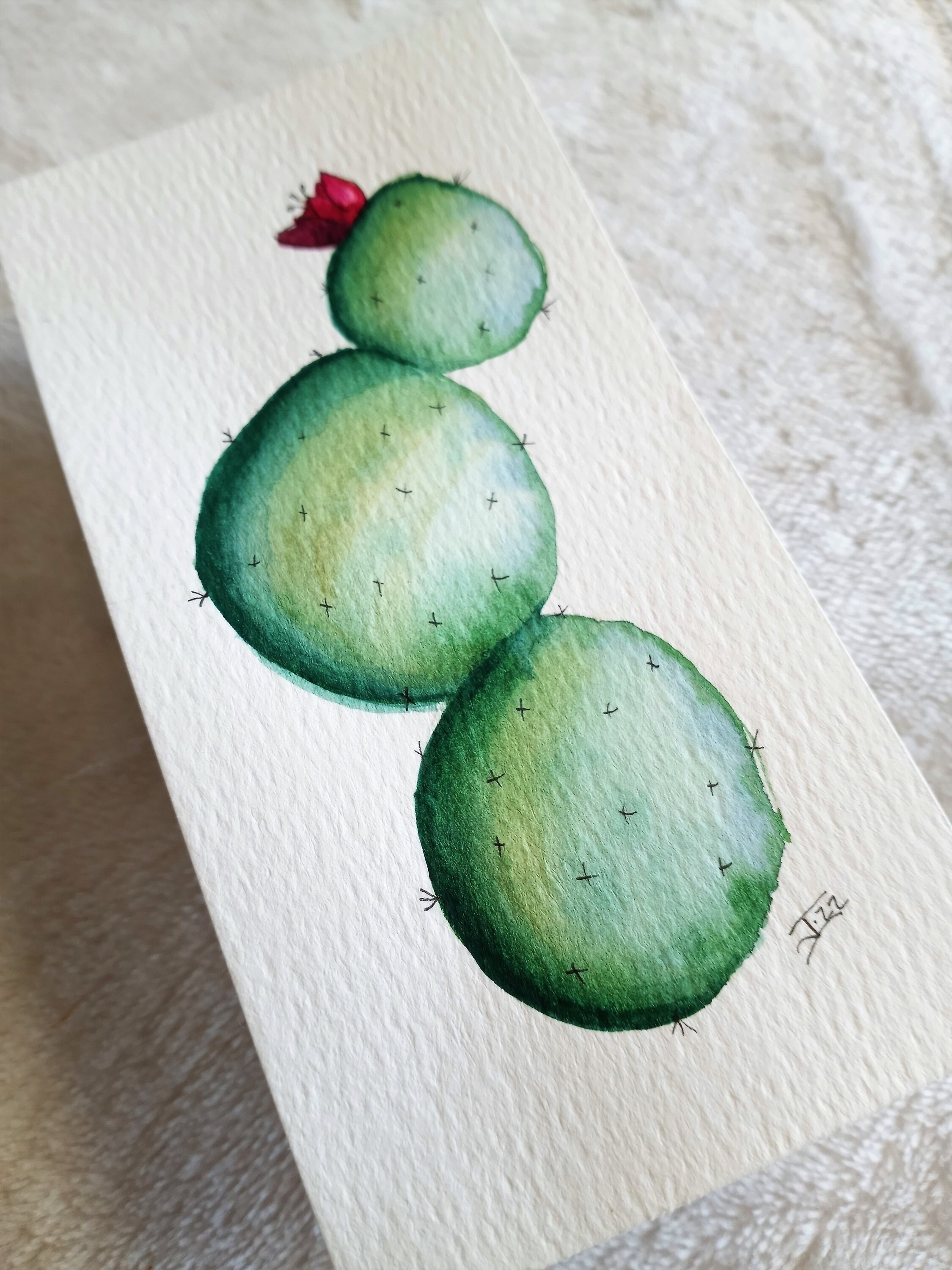 Cactus Watercolor - Etsy