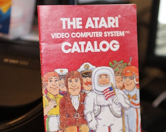 Vtg 1981 the Atari Video Computer System Catalog Video Game Booklet Rev ...