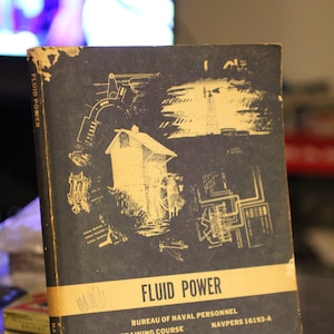1966 US Navy Training Course Navpers 16193-A Fluid Power - Etsy