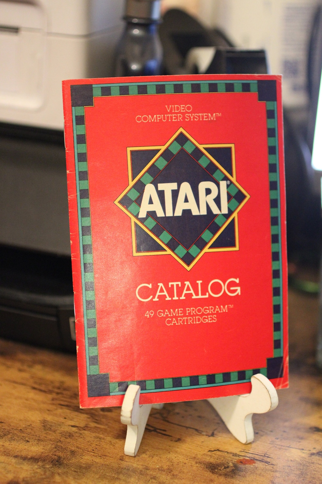 1982 Atari Video Computer System Catalog: 49 Game Program Cartridges ...