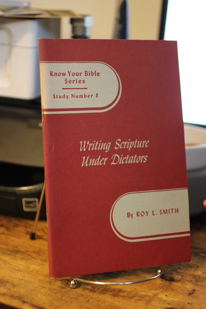 1952 Know Your Bible Series: Writing Scripture Under Dictators - Etsy