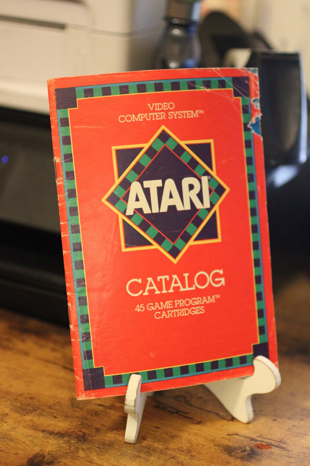 1981 Atari Video Computer System Catalog: 45 Game Program Cartridges ...