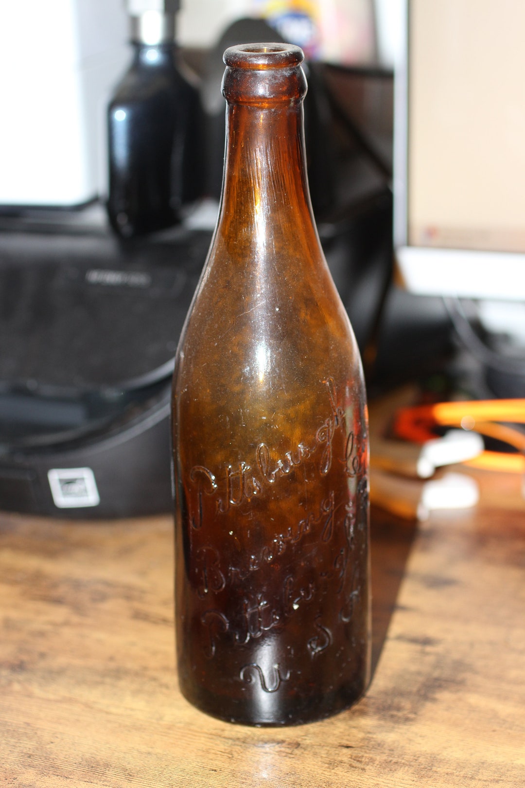 1910s Pittsburgh Brewing Company Amber Brown Beer Bottle, Pittsburgh ...
