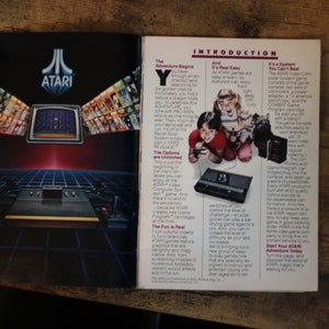 1982 Atari Video Computer System Catalog: 49 Game Program Cartridges ...