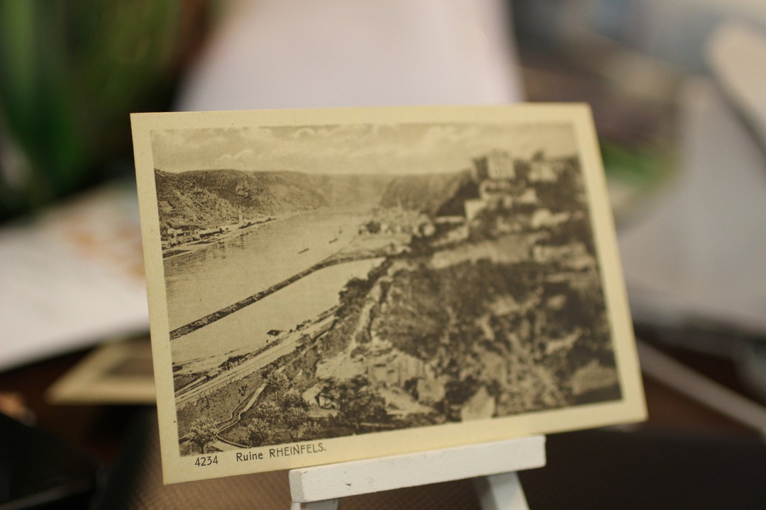 Antique Ruine Rheinfels (rheinfels Ruins), St. Goar, Germany - German ...