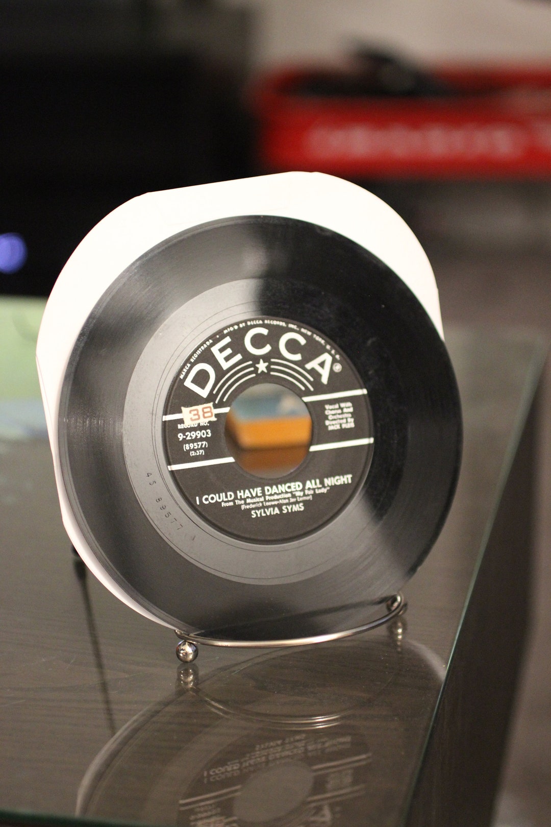 Sylvia Syms - 1956 DECCA 45 RPM Record - I Could Have Danced All Night - Etsy