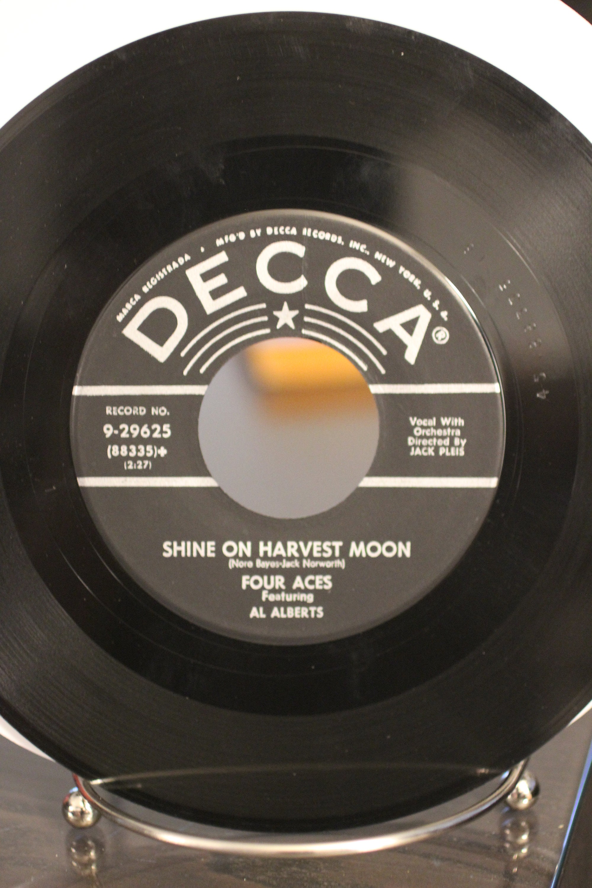 Four Aces 1955 DECCA 45 RPM Record: Love is a Many-splendored Thing ...